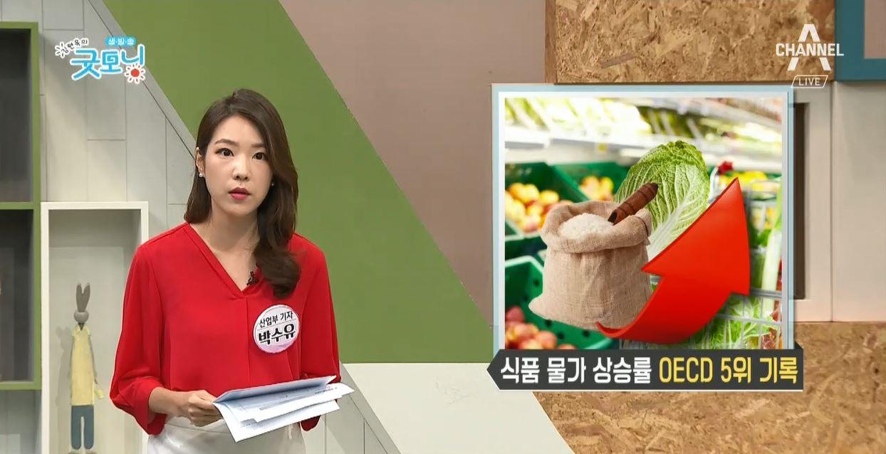 식품 물가 상승률 OECD 5위 기록 | ZUM TV