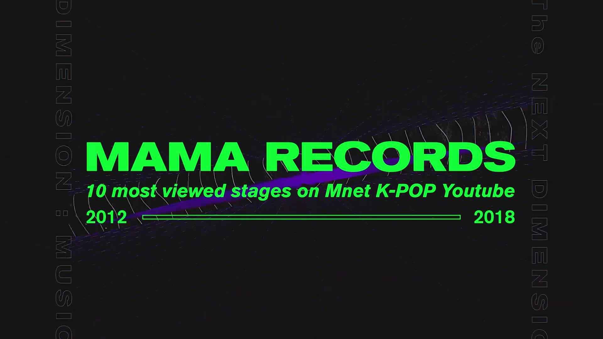 [2019 MAMA] MAMA RECORDS | ZUM TV