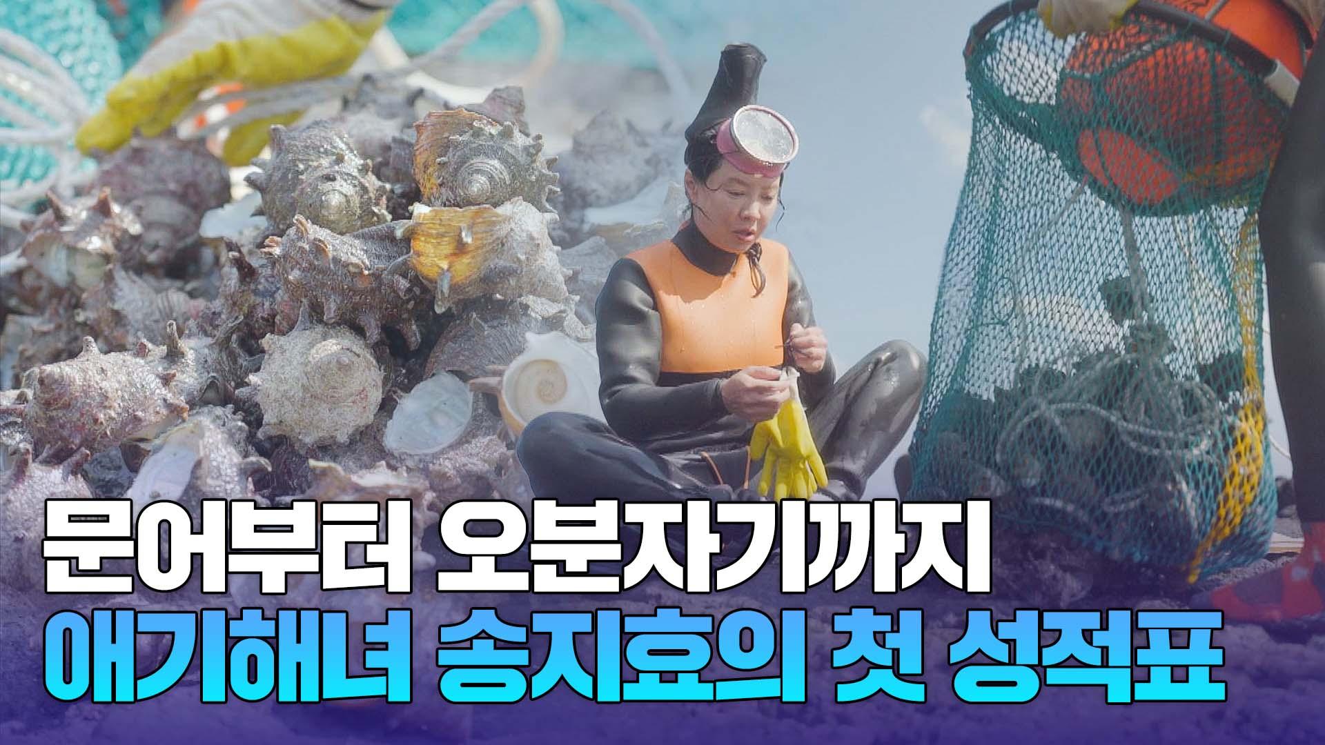 애기해녀 송지효 첫 물질의 수확물은... 무려 10kg?!🐙🐚 | JTBC 250522 방송 | ZUM TV