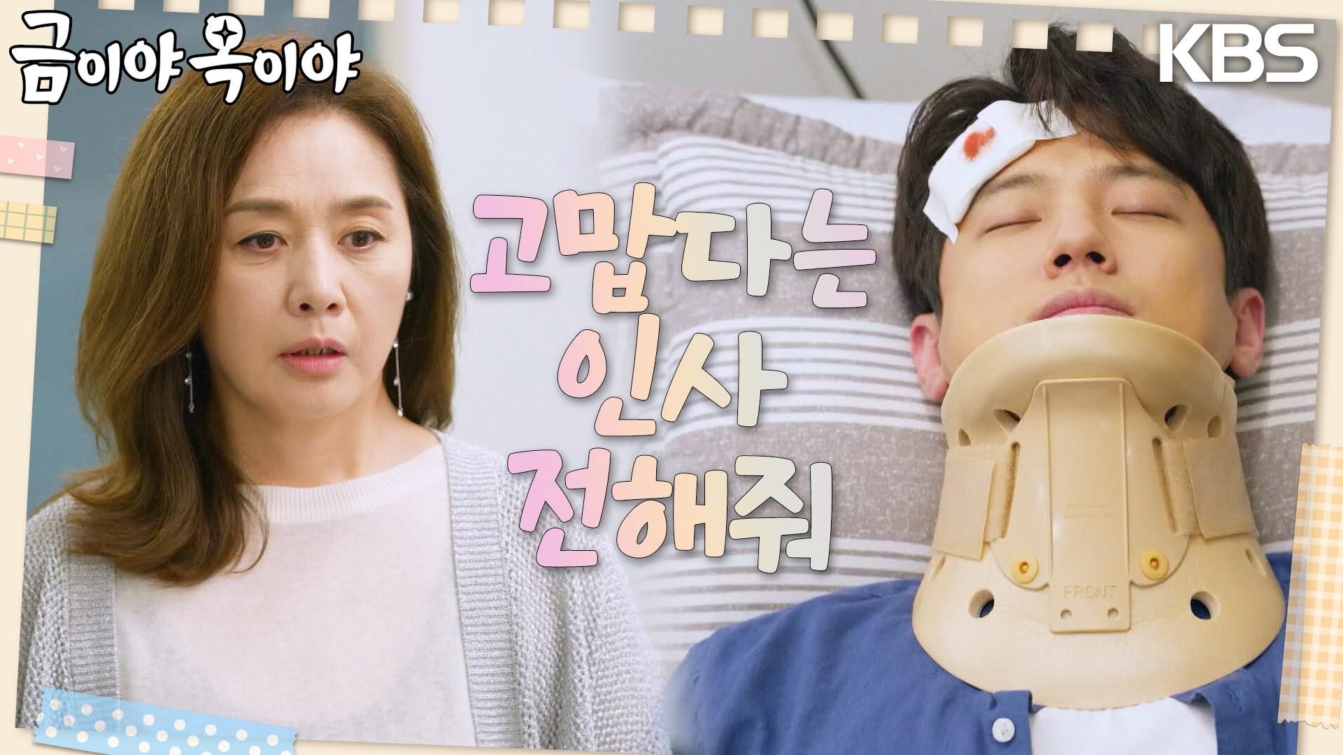 오토바이에 치일 뻔한 윤다영을 구하다 다치는 서준영 | KBS 230817 방송 | ZUM TV