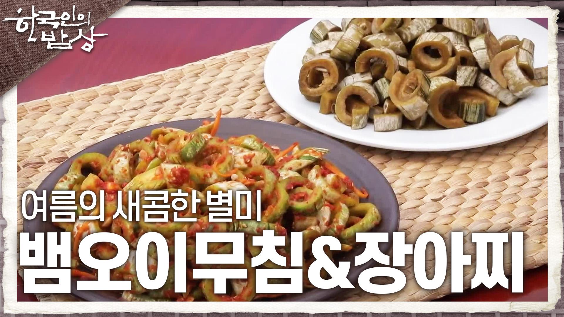 여름의 새콤한 별미 ‘뱀오이 무침&뱀오이 장아찌’ | KBS 230928 방송 | ZUM TV