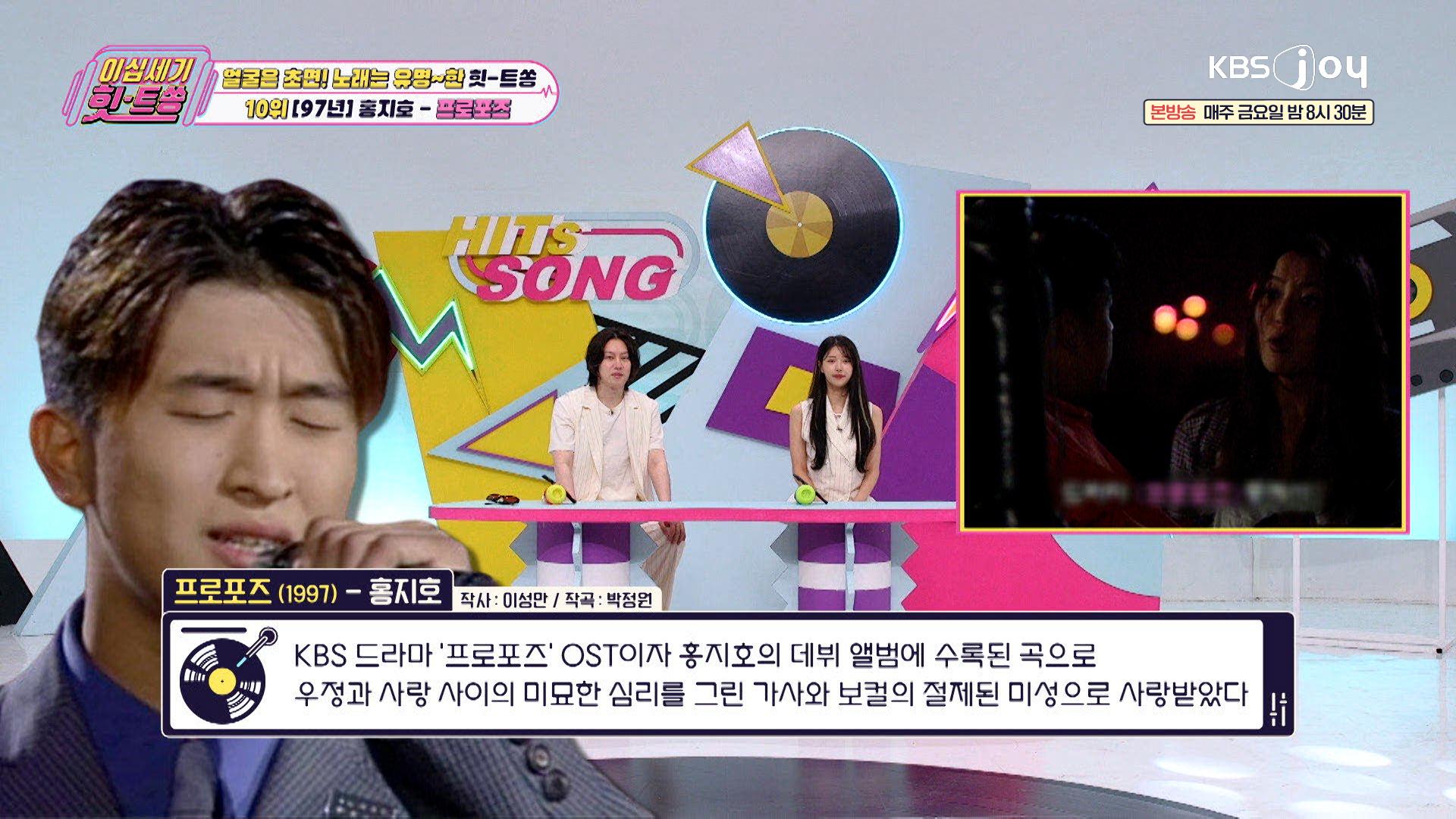 노래와 함께 大 히트 친 드라마 ‘프로포즈’의 메인 테마곡💓 홍지호 ‘프로포즈’ l KBS Joy 240719방송 | ZUM TV