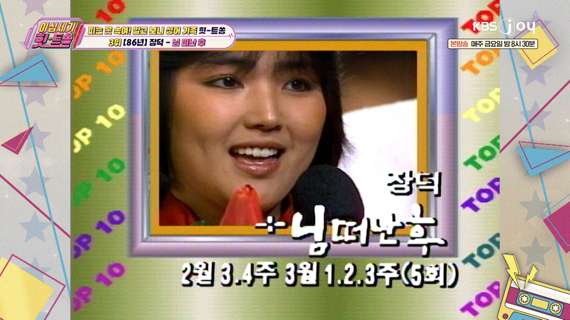 우리나라 최고의 여성 싱어송라이터🎵 장덕 ‘님 떠난 후’ l KBS Joy 240913 방송 | ZUM TV