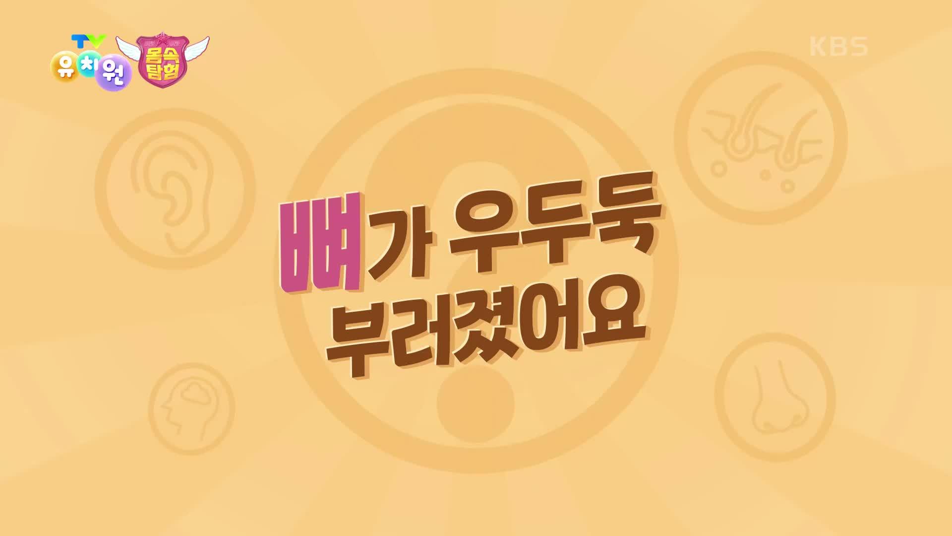 [삐뽀삐뽀 몸속탐험]뼈가 우두둑 부러졌어요 | KBS 250101 방송 | ZUM TV