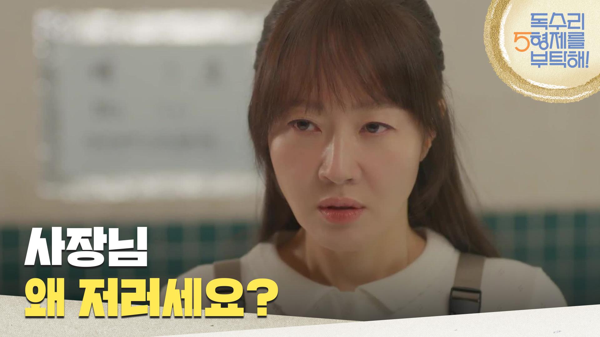 ＂사장님 왜 저러세요?＂안재욱 일로 이유 없이 화를 내는 엄지원 [독수리 5형제를 부탁해!] | KBS 250517 방송 | ZUM TV