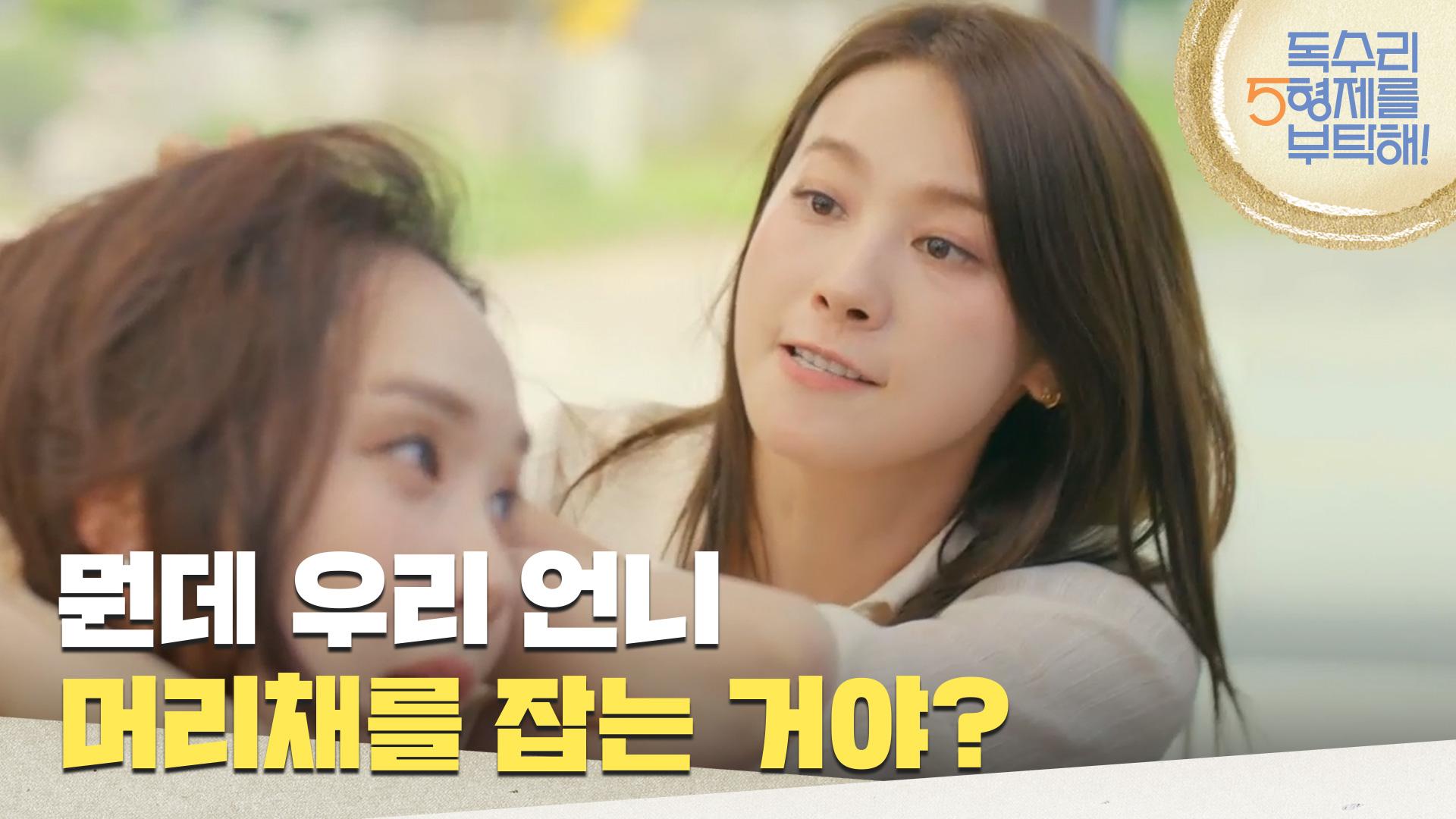 ＂뭔데 우리 언니 머리채를 잡는 거야?＂싸우는 한수연과 박효주를 말리는 유인영 [독수리 5형제를 부탁해!] | KBS 250614 방송 | ZUM TV