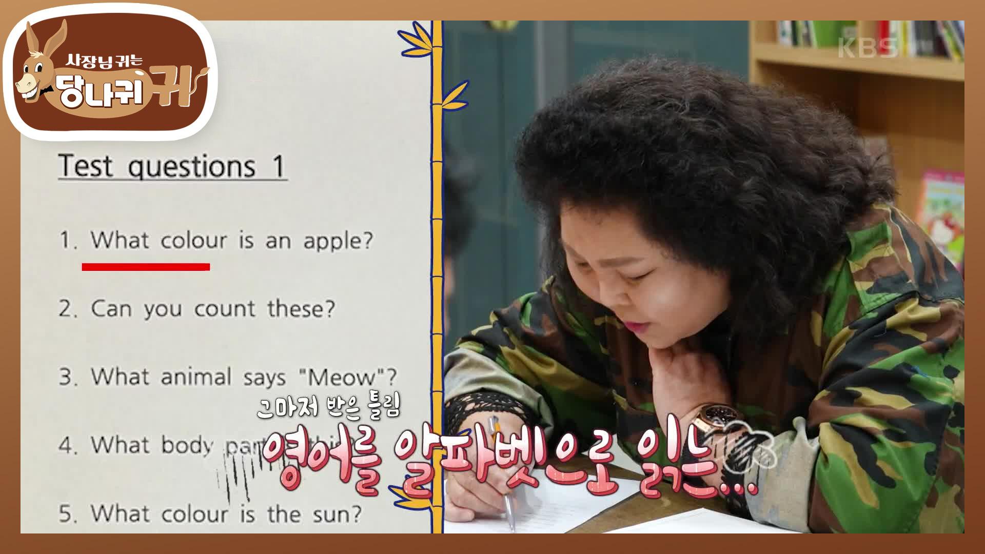 처음 배운 영어는 체포됐다 손들어?! 원어민 선생님과 함께하는 첫 레벨 테스트💦 | KBS 250706 방송 | ZUM TV