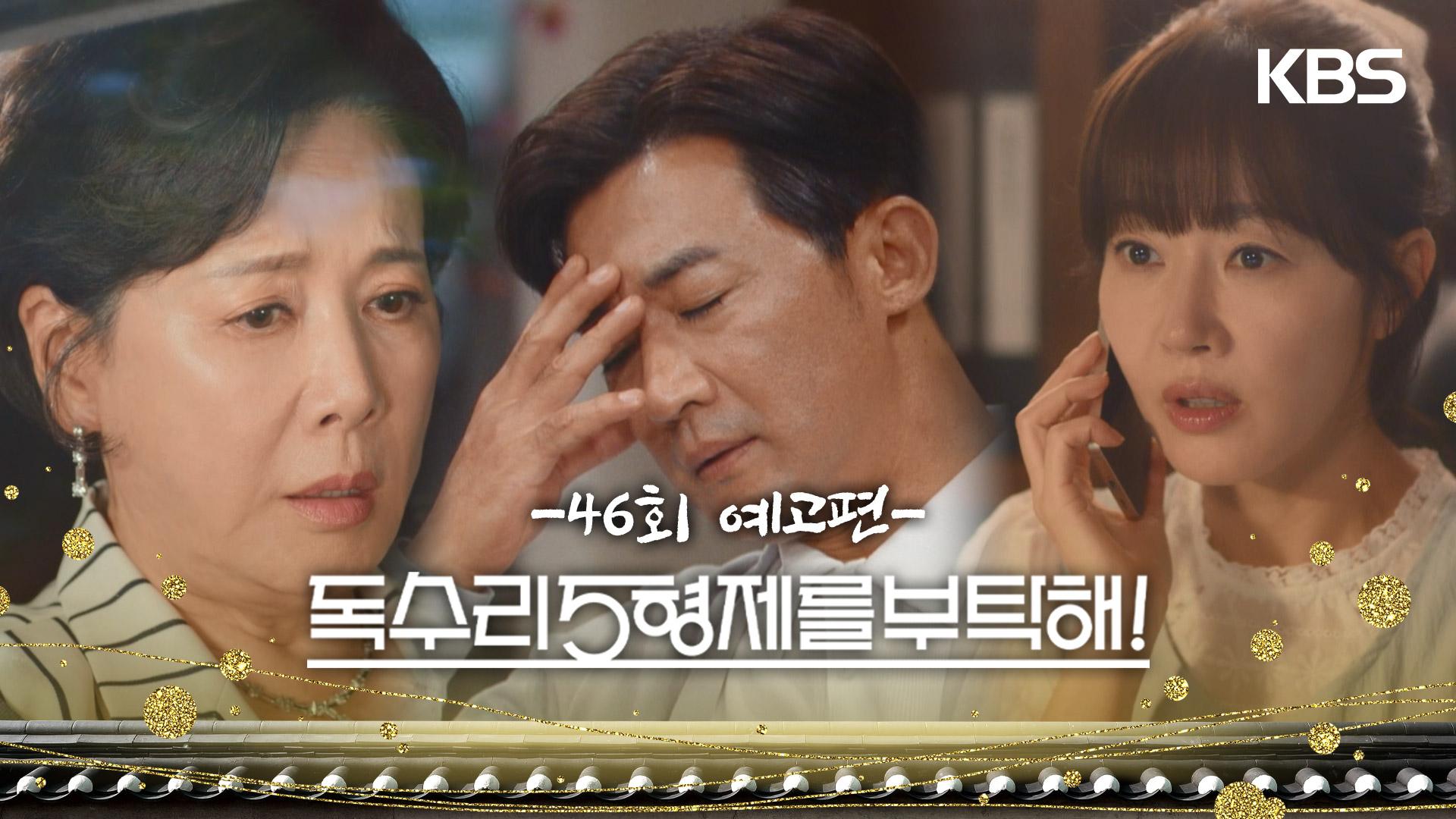 [46회 예고]장모님하고 연락이 안 돼요 휴대폰도 안 받으시고... [독수리 5형제를 부탁해!] | KBS 방송 | ZUM TV