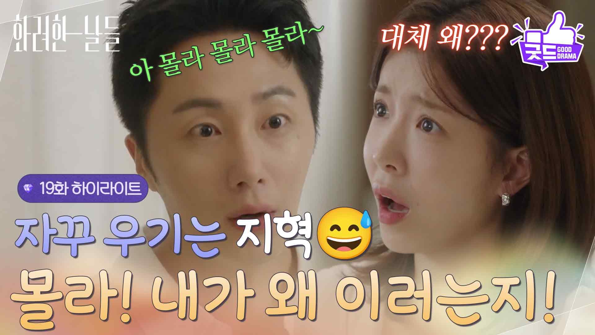 [19화 하이라이트]＂몰라 몰라 내가 왜 이러는지!＂자꾸 우기는 정일우가 이해가 가지 않는 정인선😅 [화려한 날들] | KBS 251011 방송 | ZUM TV