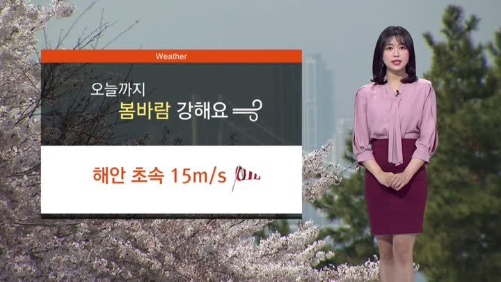 ＜오희주의 날씨＞부산·남해안 바람 강해요..내륙 건조특보 닷새째 | ZUM TV
