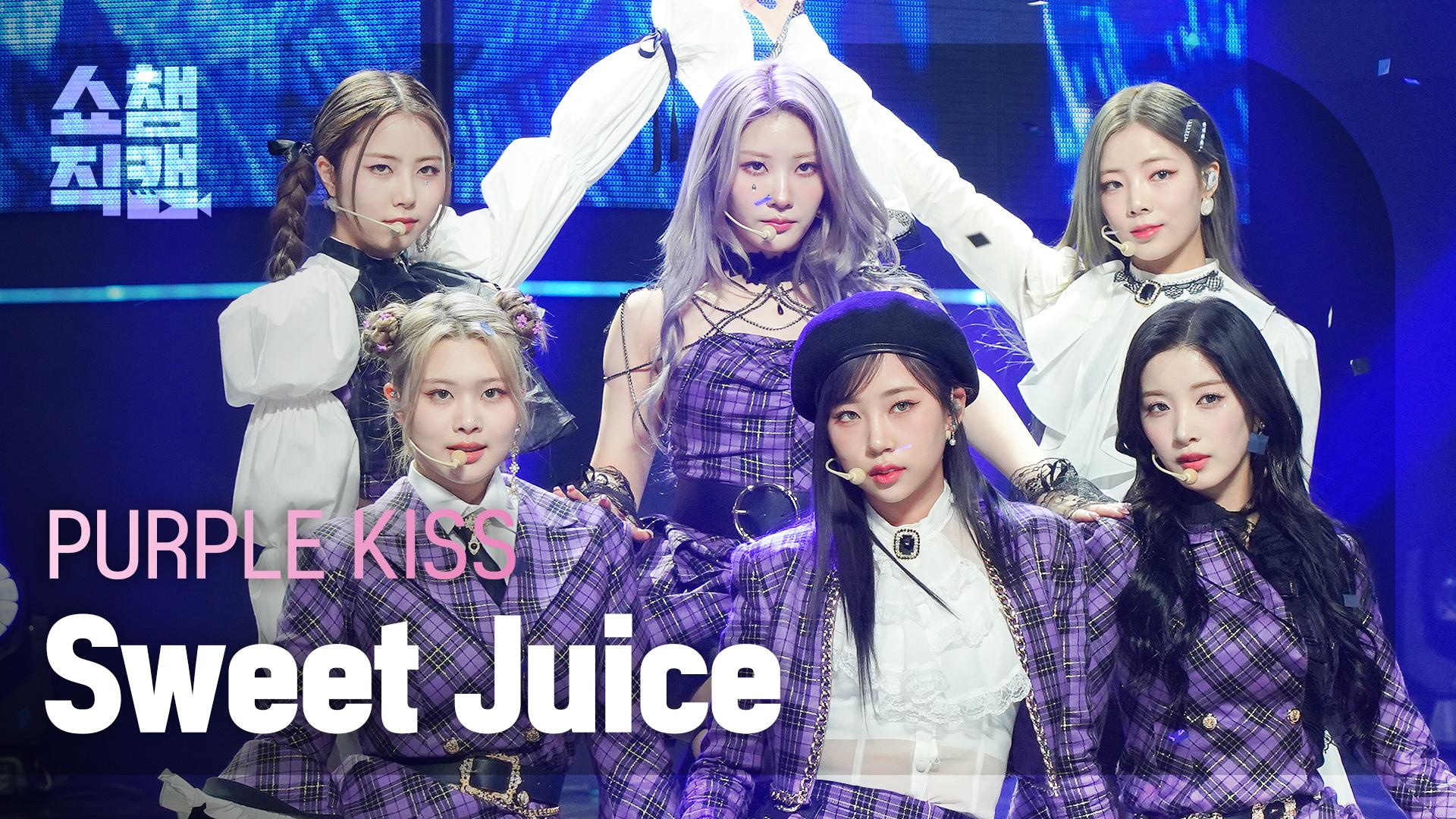 [쇼챔직캠 4K] PURPLE KISS - Sweet Juice (퍼플키스 - 스윗 쥬스) l Show Champion l EP ...