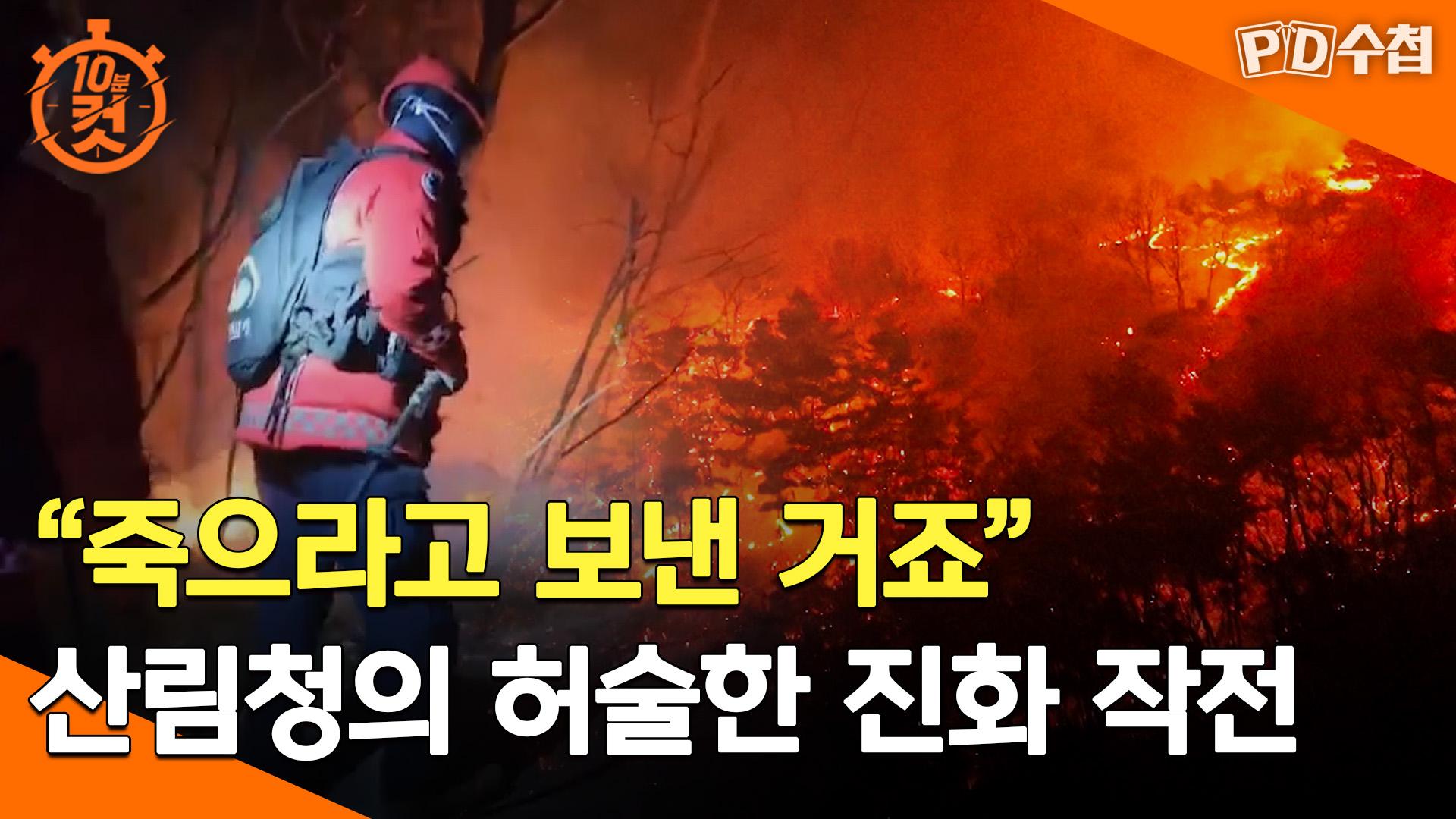 [PD수첩 10분 컷] ＂죽으라고 보낸 거죠＂ 산림청의 허술한 진화 작전, MBC 250429 방송 | ZUM TV