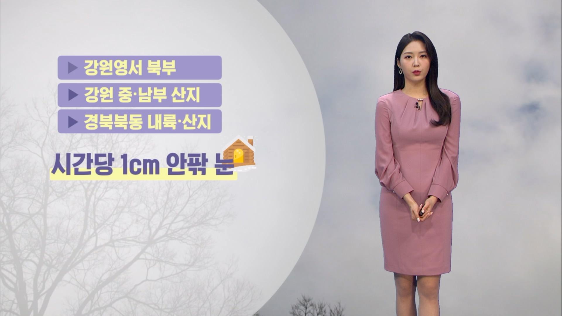 [02 10] 아침까지 곳곳 눈·비…낮 동안 온화 서울 8도 문지영 기상캐스터 Zum Tv