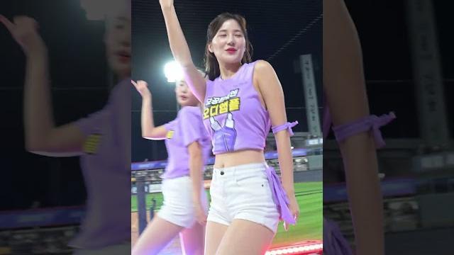 KT 김해리 치어리더,'비비지의 매혹적인 힙 안무' [O! SPORTS 숏폼] | ZUM TV