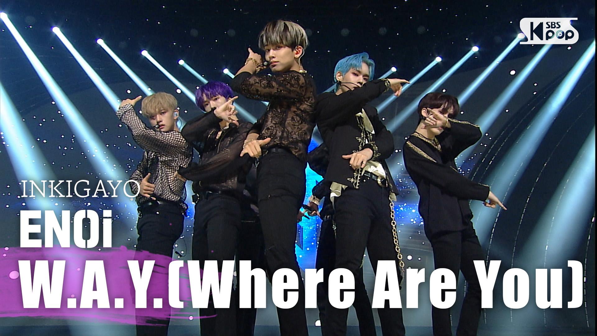 ENOi(이엔오아이) - W.A.Y.(Where Are You) @인기가요 inkigayo 20200816 | ZUM TV