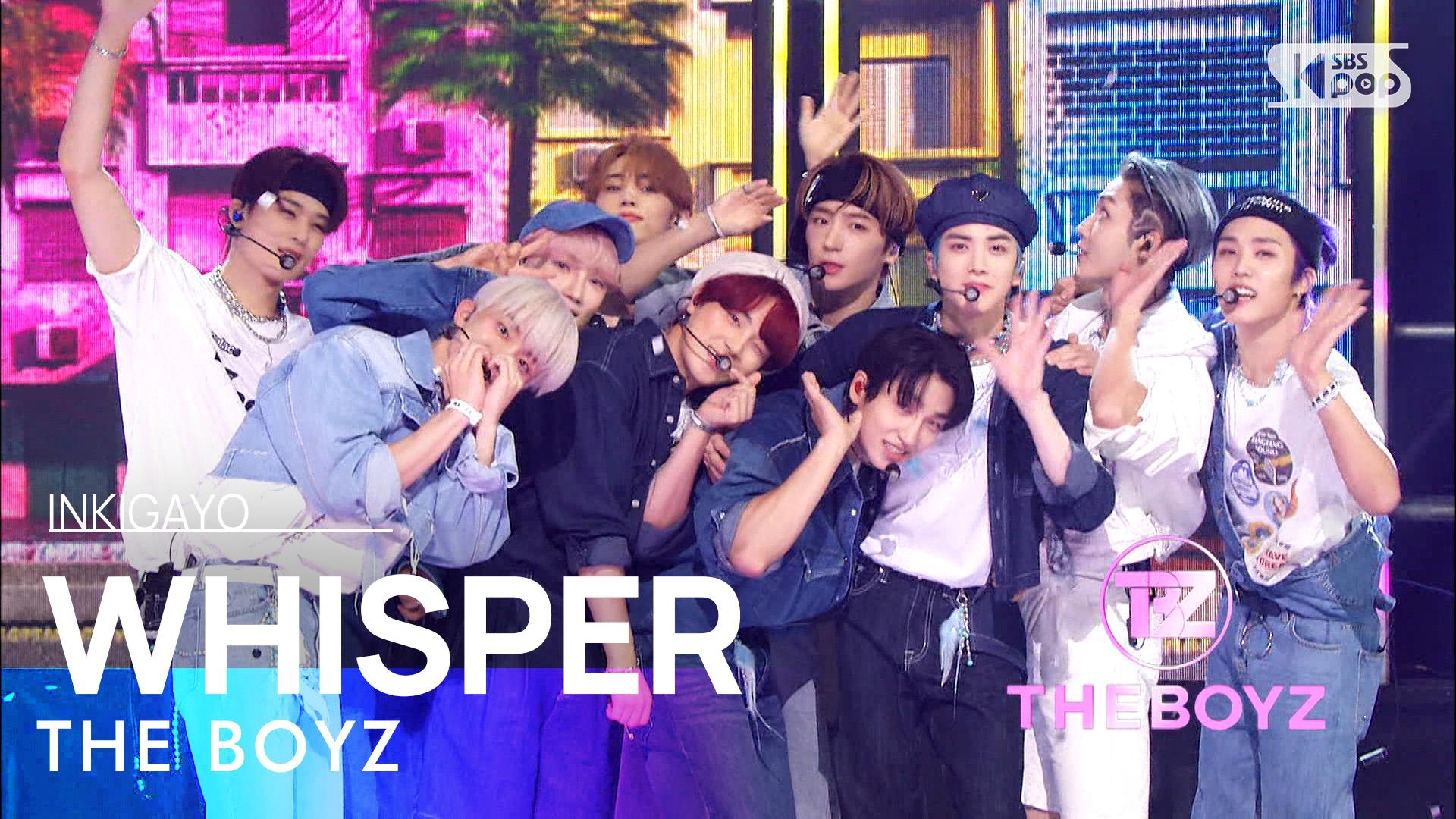 THE BOYZ(더보이즈) - WHISPER @인기가요 inkigayo 20220828 | ZUM TV